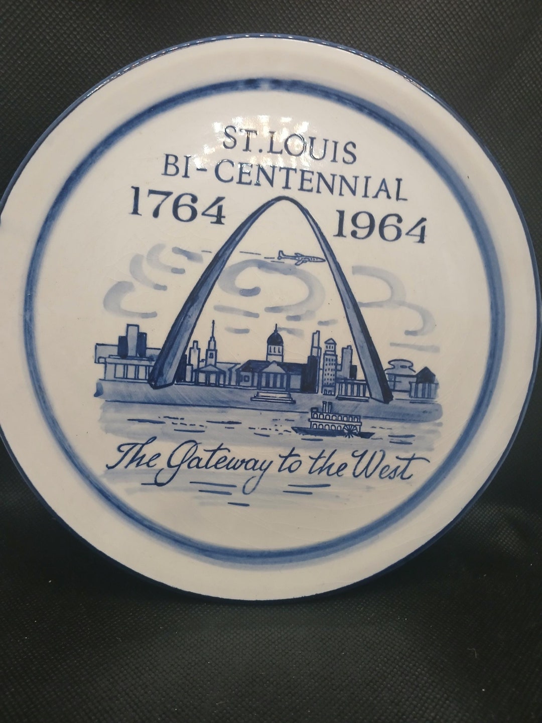 1964 Delfs St. Louis Bi-centennial Plate 8"d - Etsy