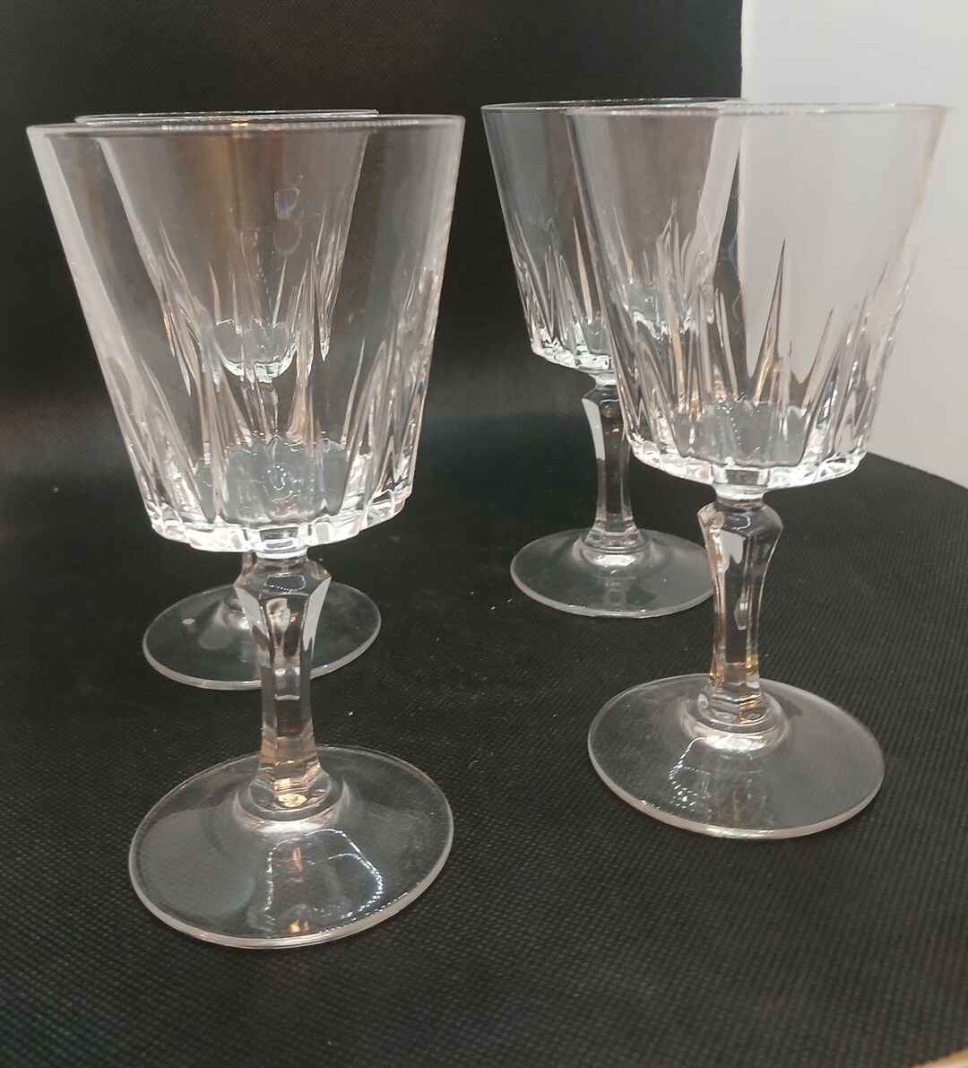 Vintage Stemware 4 Crystal Glassware, Tableware - Etsy