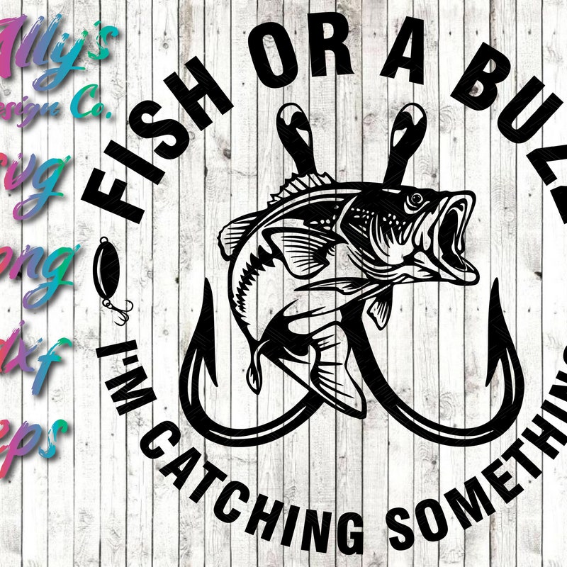Catching Fish Svg - Etsy