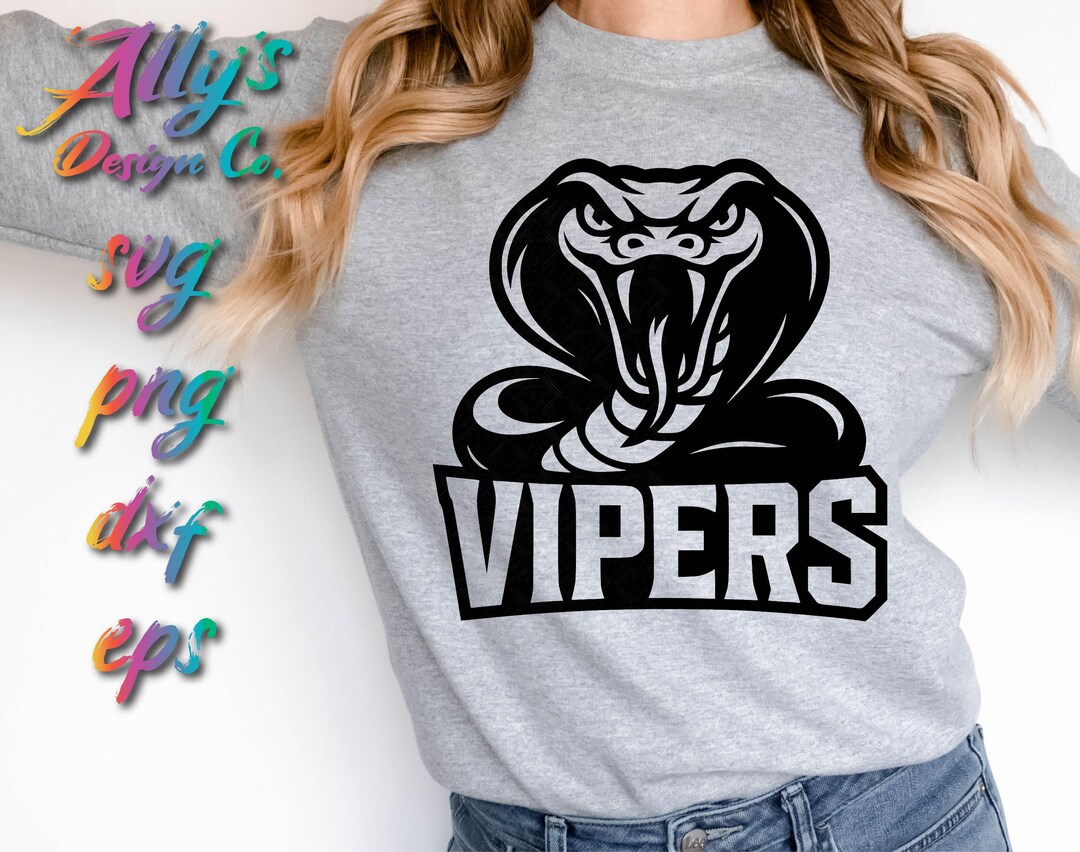 Vipers Mascot Logo SVG PNG | Team Shirts | Bold Clipart | Animal Tattoo ...