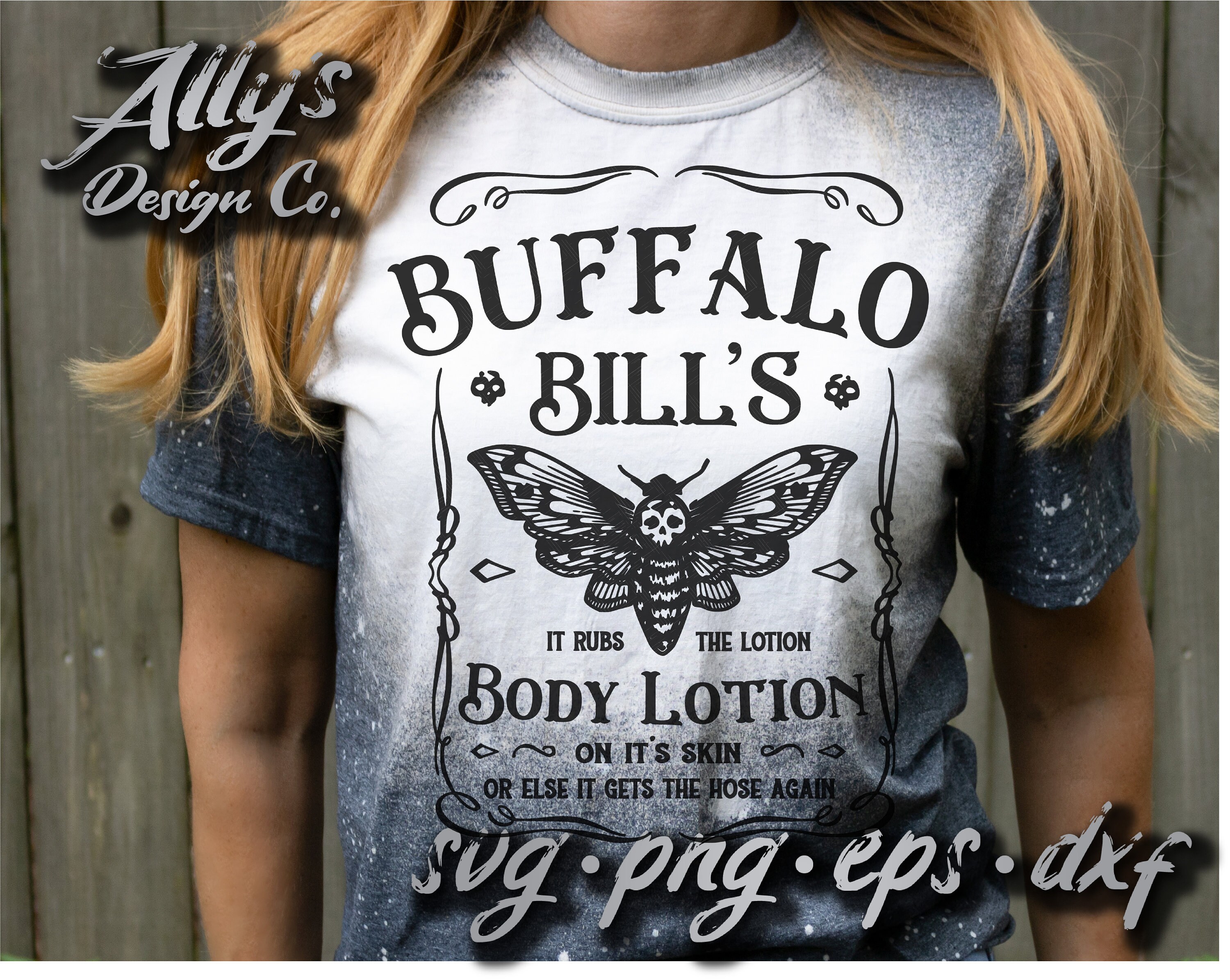Buffalo Bill's Body Lotion Whiskey Label Halloween SVG - Etsy Canada