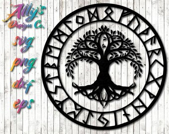 Viking Runes Vinyl Decal Svg - Etsy