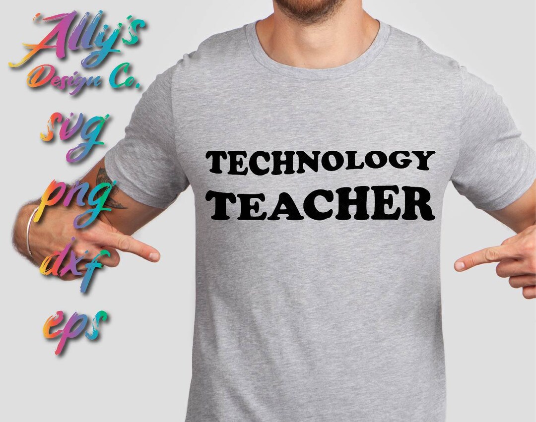 Technology Teacher SVG | Cute Teaching Tote Design | Back to School SVG ...
