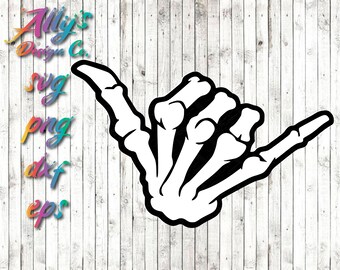 Skeleton Shaka Design - Etsy