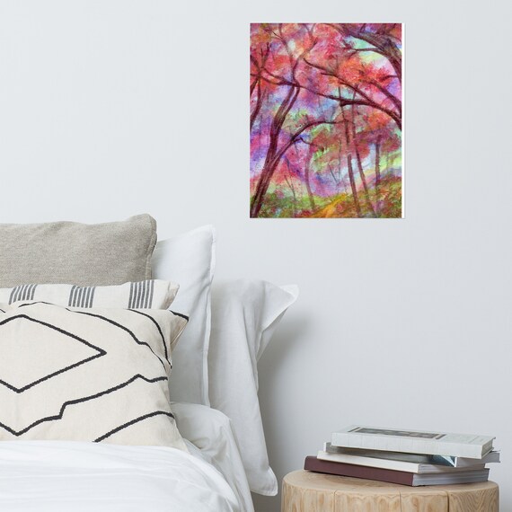 Enchanted Forest Poster Original Art - Etsy