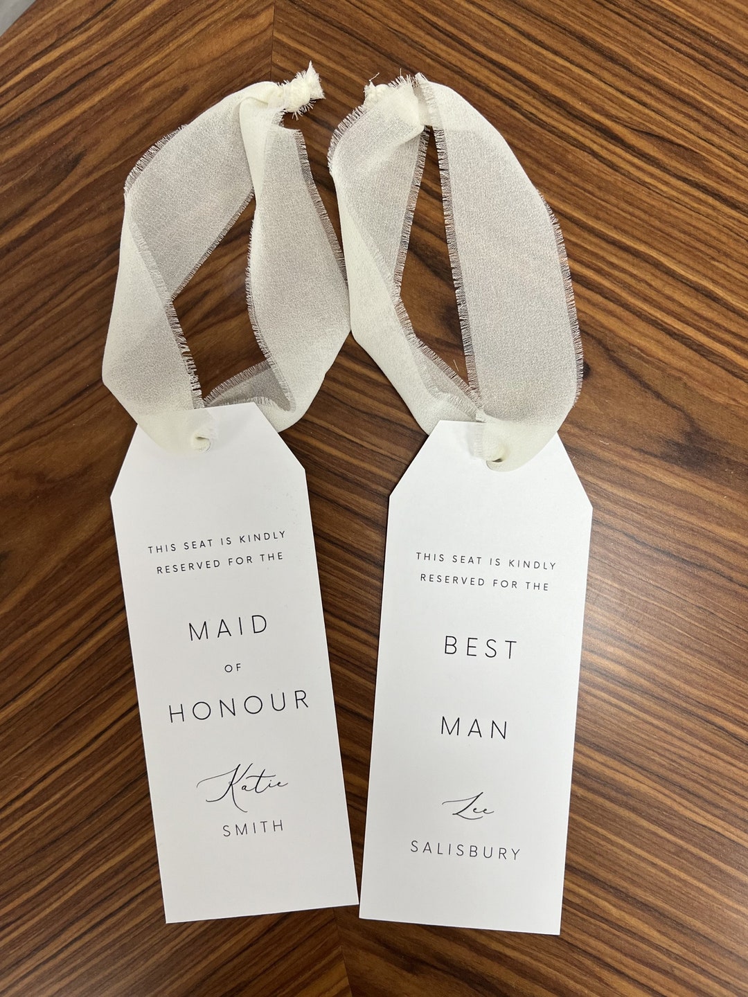 Reserved Seating Tags - Etsy UK