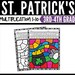 St Patrick's Day Color by Number Leprechaun Pot of Gold Multiplication ...