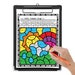 Spring Division Color by Number Worksheets - Etsy