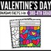Valentine's Day Color by Number Division Worksheets for 3rd Grade and ...
