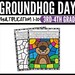 Groundhog Day Color by Number Multiplication Worksheets for 3rd Grade ...
