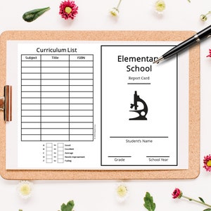 Editable Grade Tracker, Homeschool Report Card, Homeschool Grade Sheets ...
