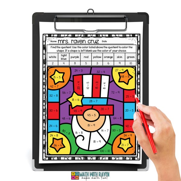 4th of July Coloring Pages Multiplication Fact Practice 3rd Grade and ...