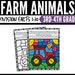 Farm Animals Division Color by Number Worksheets | 3rd Grade Math ...