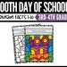 100 Days of School Division Color by Number Worksheets for 3rd Grade ...