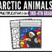 Arctic Animals Multiplication Color by Number Activity for 3rd-grade ...