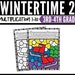 Winter Color by Number Multiplication Worksheets, Winter Classroom Math ...