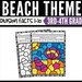 Beach Color by Number Division Worksheets | 3rd-4th Grade (PDF) - Etsy