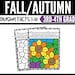 Fall Division Color by Number Worksheets for 3rd Grade and 4th Grade ...