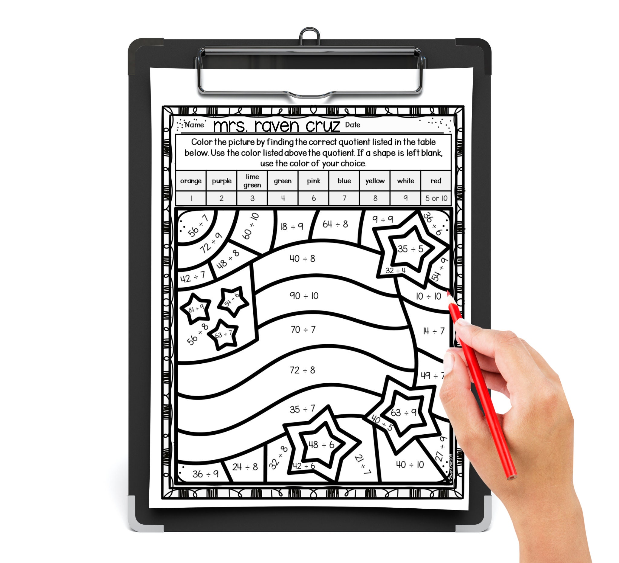 Memorial Day Coloring Pages for Division Patriotic Division Color by ...