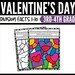 Valentine's Day Color by Number Division Worksheets for 3rd Grade and ...