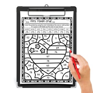 Memorial Day Color by Number: Odd & Even Worksheet (digital Download ...