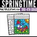 Spring Multiplication Color by Number Worksheets - Etsy