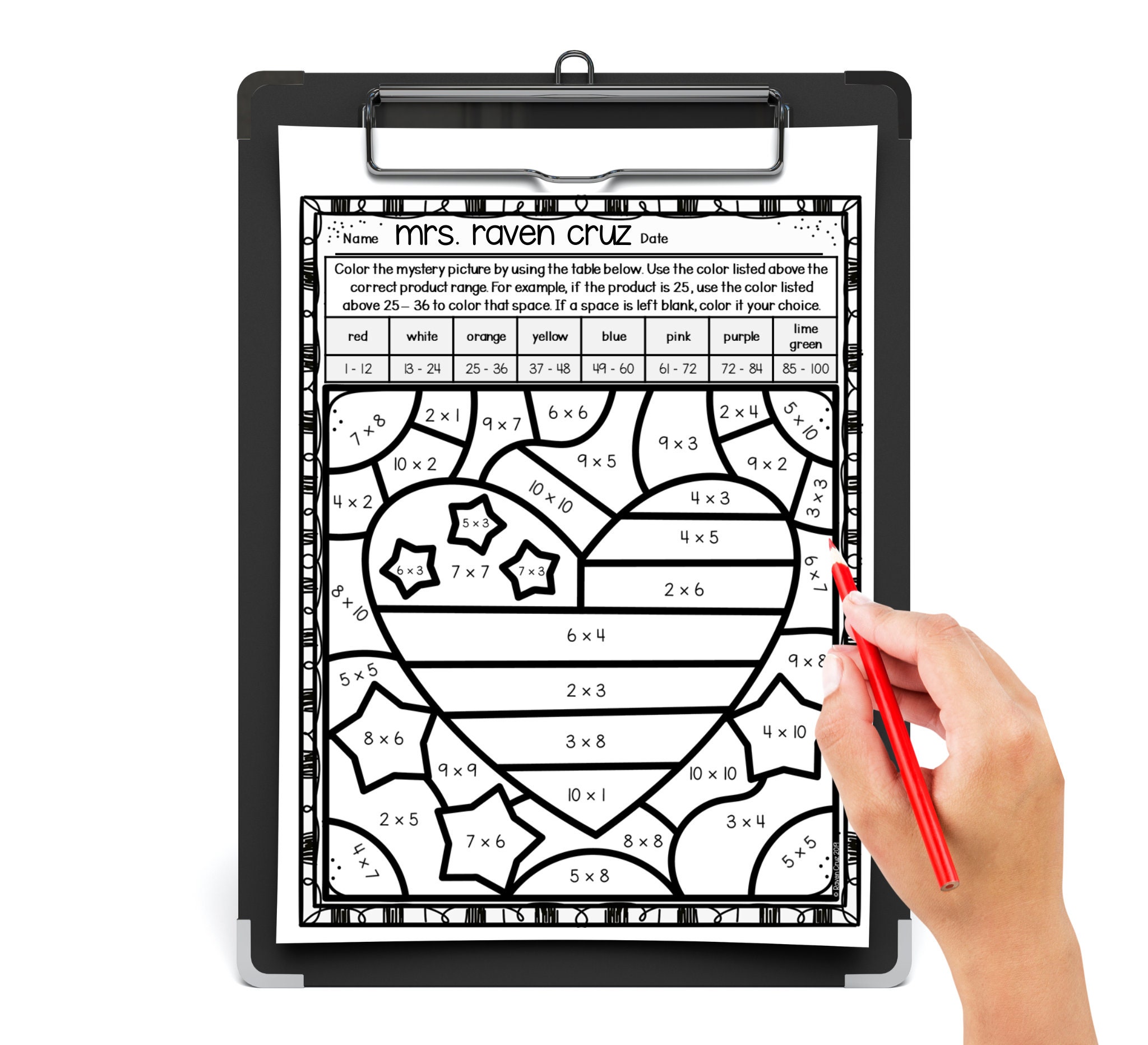 Memorial Day Coloring Pages Multiplication Color by Number Worksheets ...