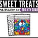 Sweet Treats Multiplication Color by Number Worksheets for 3rd Grade ...