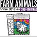Farm Animals Division Color by Number Worksheets 3rd Grade Math Centers ...