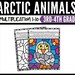Arctic Animals Multiplication Color by Number Activity for 3rd-grade ...