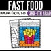 Fast Food Division Color by Number Worksheets | 3rd Grade Division ...