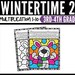 Winter Color by Number Multiplication Worksheets, Winter Classroom Math ...