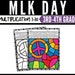 Martin Luther King Day Multiplication Color by Number for 3rd - Etsy