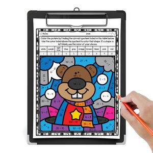 Mardi Gras Color by Number Multiplication Worksheets for 3rd-grade and ...