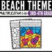 Beach Themed Multiplication Color by Number Worksheets for 3rd Grade ...