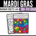 Mardi Gras Division Color by Number Worksheets for 3rd-grade and 4th ...