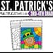 St Patrick's Day Color by Number Leprechaun Pot of Gold Multiplication ...