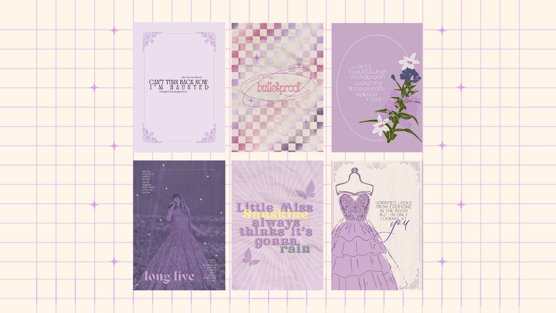 Taylor Swift Speak Now taylors Version Prints Set of 6 Digital ...
