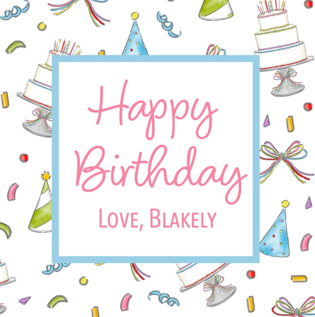 Digital Download - Happy Birthday Gift Tags - Etsy
