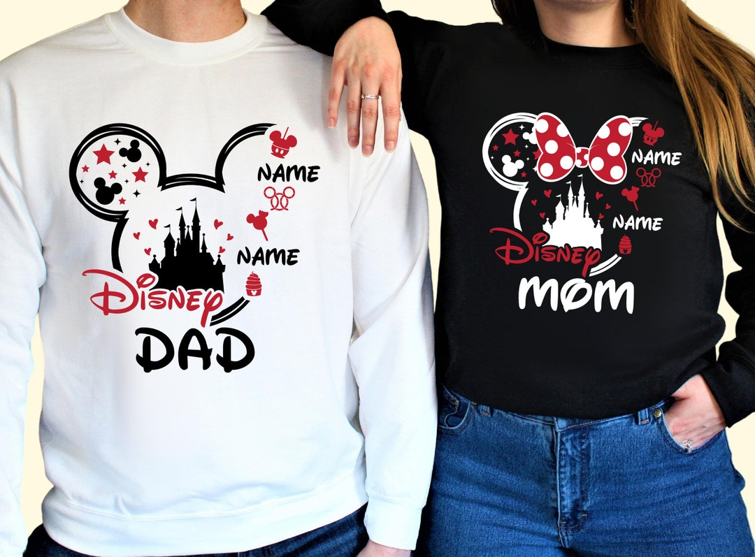 Custom Disney Sweatshirt, Disney Family Trip Sweater, Disneyworld ...