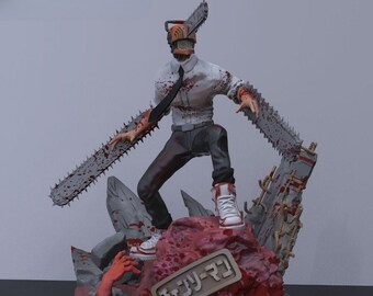 Chainsaw Man 3d File - Etsy