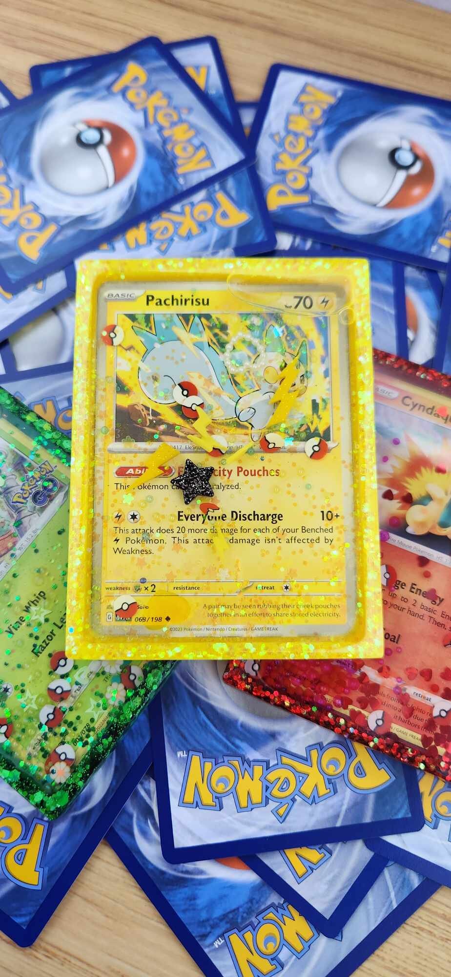 Trading Card Shaker Custom Pokemon - Etsy