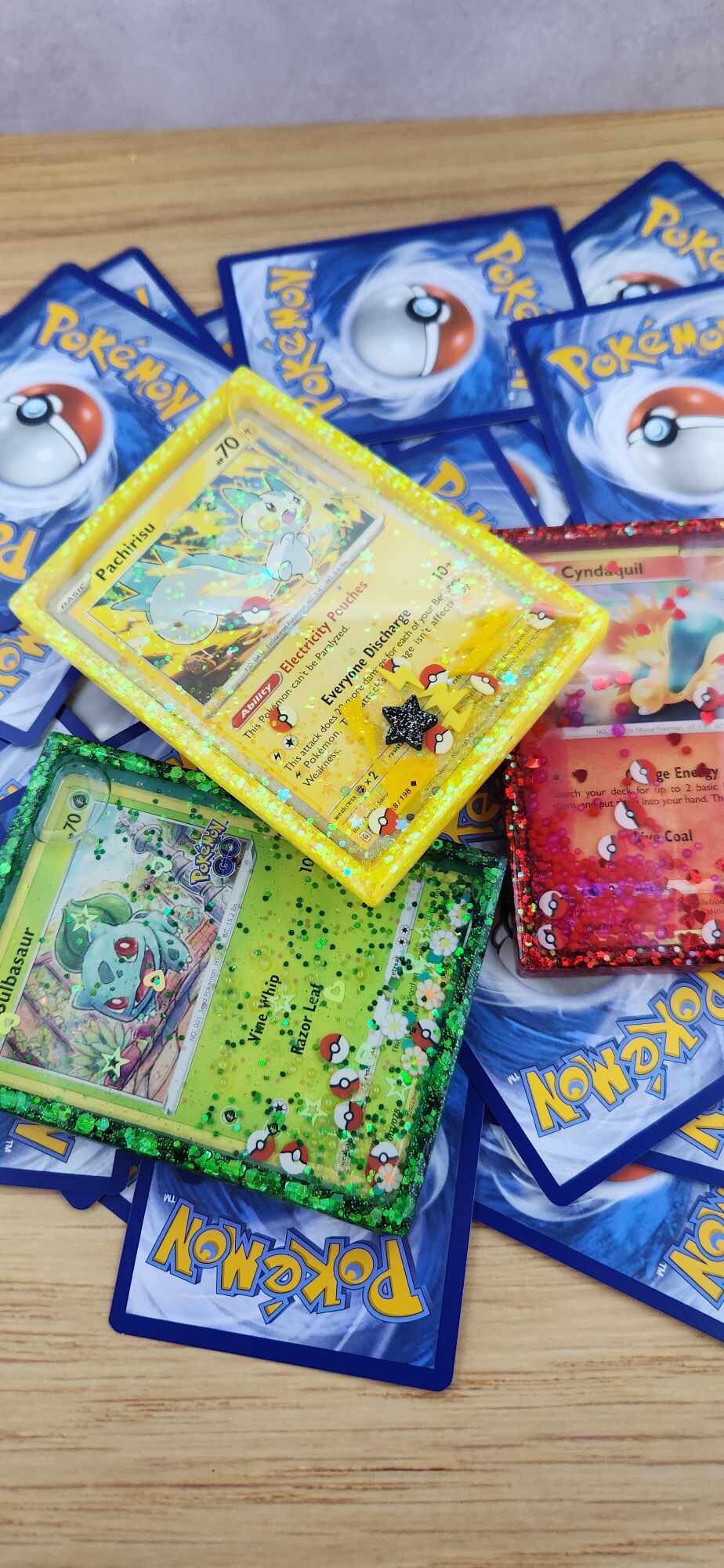 Trading Card Shaker Custom Pokemon - Etsy