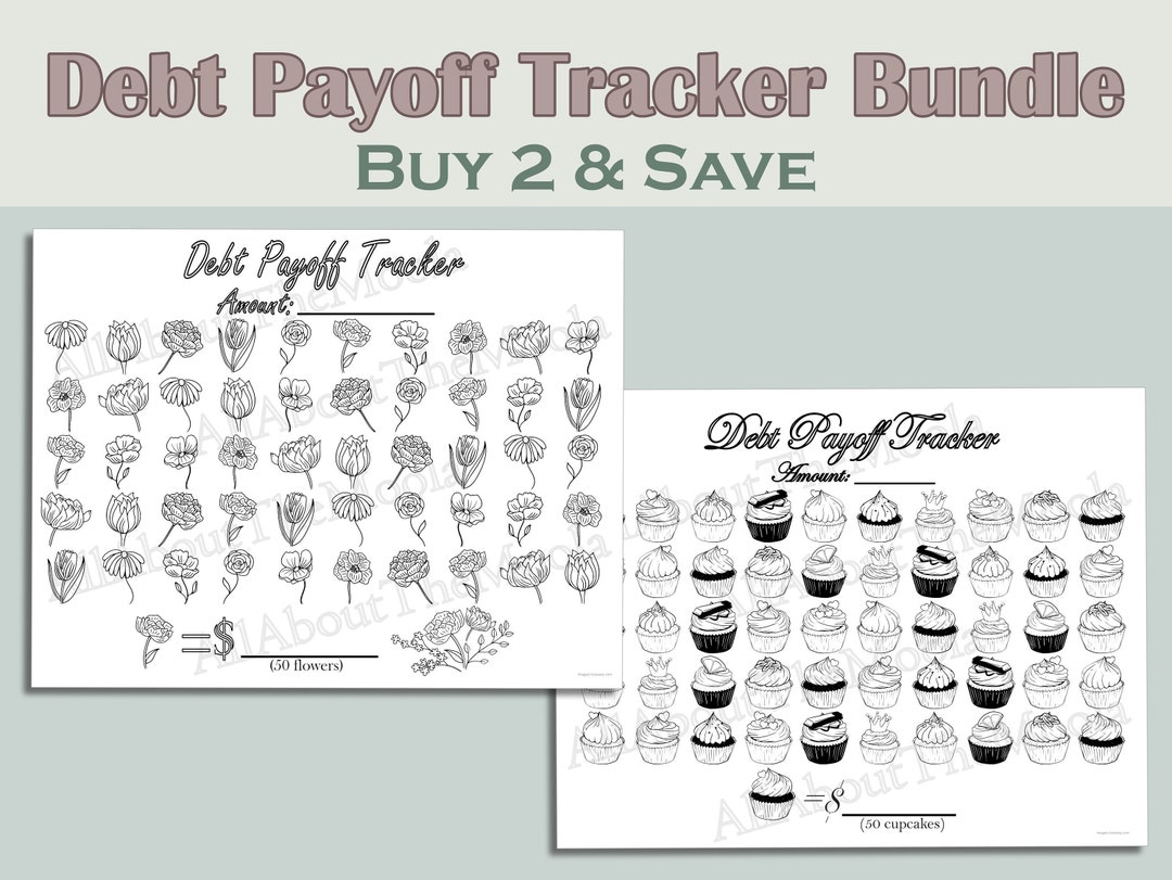 Debt Tracker, Debt Payment Tracker, Debt Payoff, Printable PDF, Instant ...