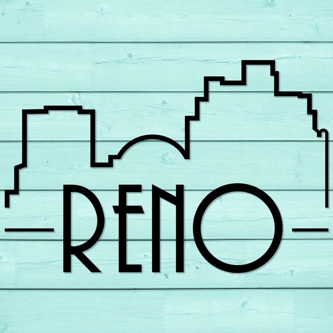Simple Reno Skyline Svg Bundle - Etsy