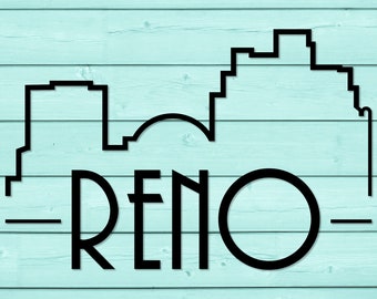 Simple Reno Skyline Heartbeat Svg Bundle - Etsy
