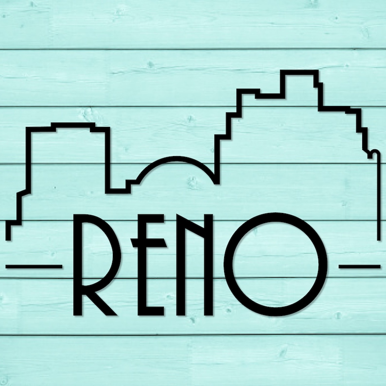Simple Reno Skyline Svg Bundle - Etsy