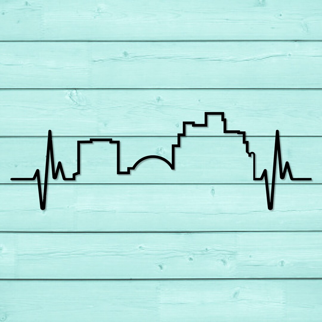 Simple Reno Skyline Heartbeat Svg Bundle - Etsy
