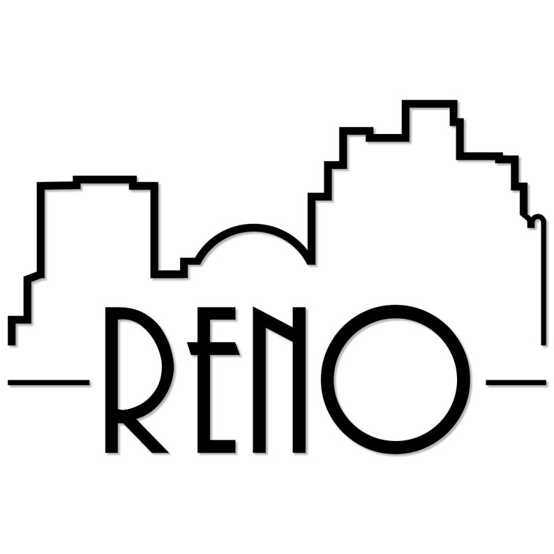 Simple Reno Skyline Svg Bundle - Etsy