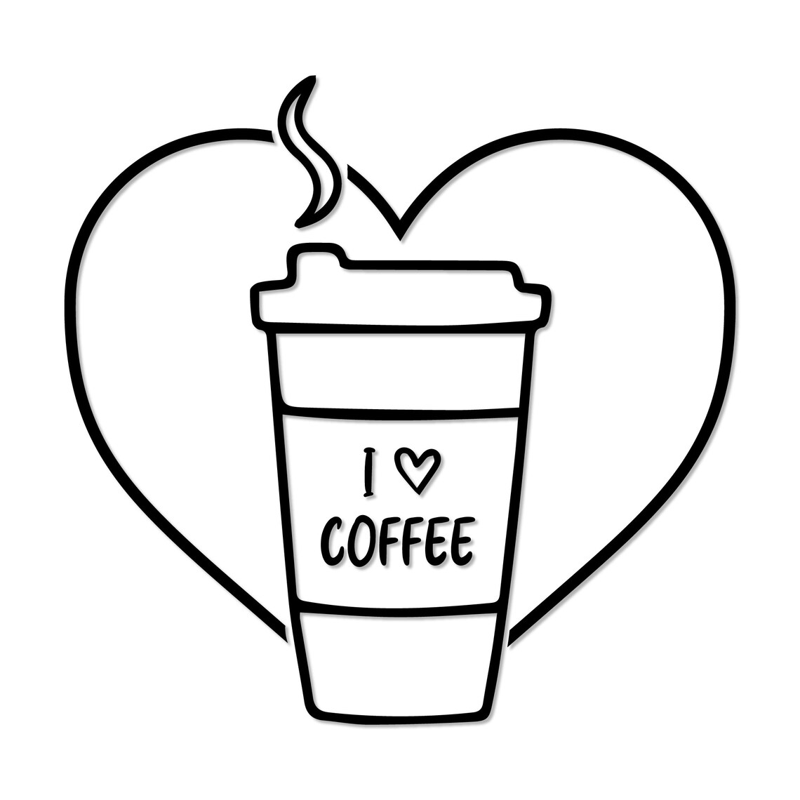 I Heart Coffee Svg Bundle - Etsy